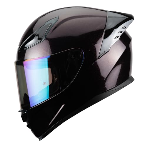 HAX Onix Full Face Helmet Aurora Wine