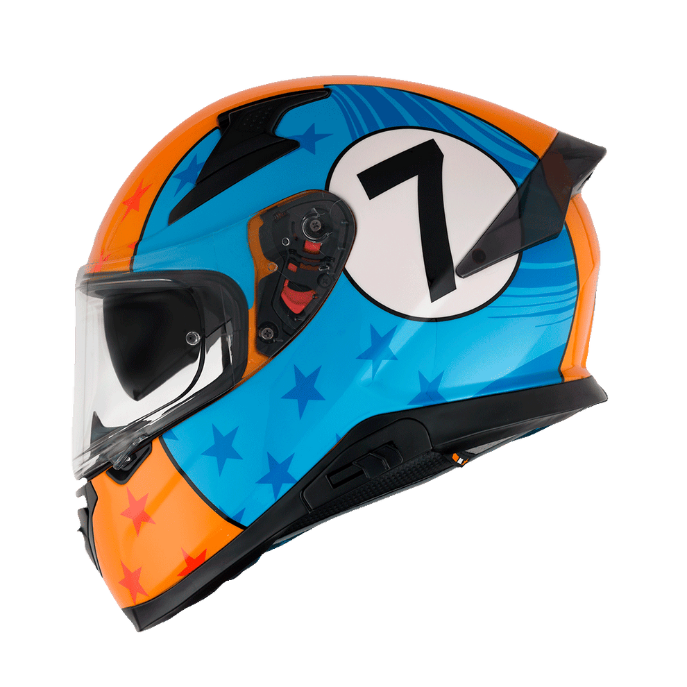 HAX Impulse Motorcycle Helmet Gulf Livery – haxgear