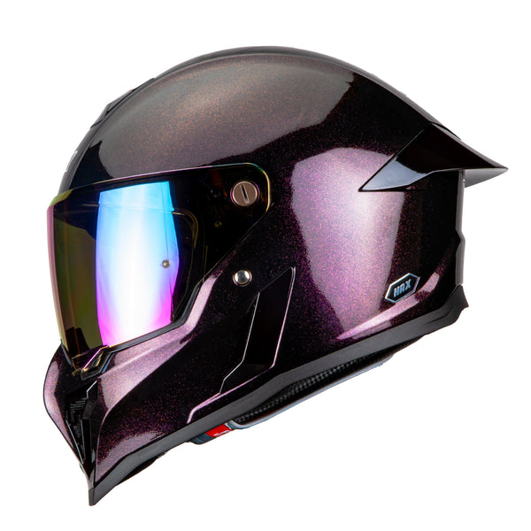 HAX Black Pearl Full Face Helmet Aurora Wine