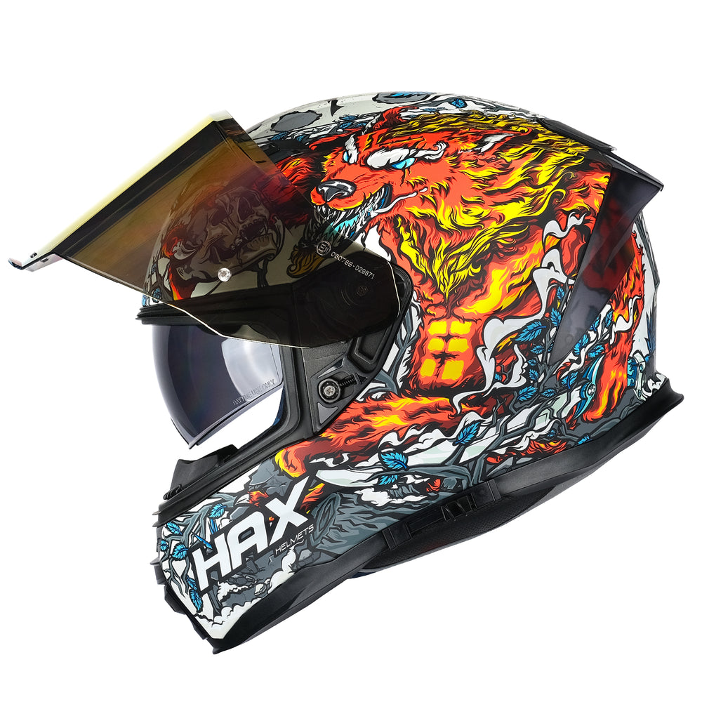 Motorcycle Helmet Night Legend Glow In The Dark