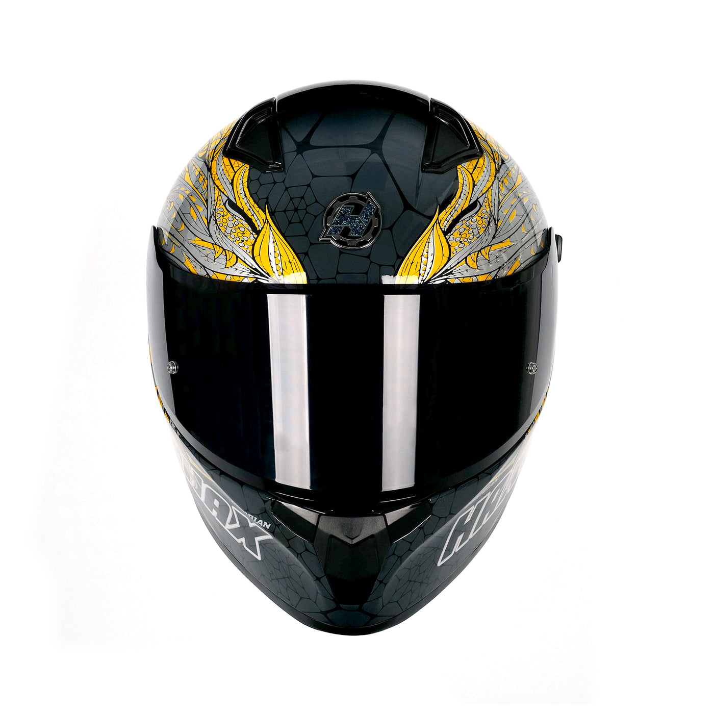 Alebrije Dragon Slayer Motorcycle Helmet Black Gold