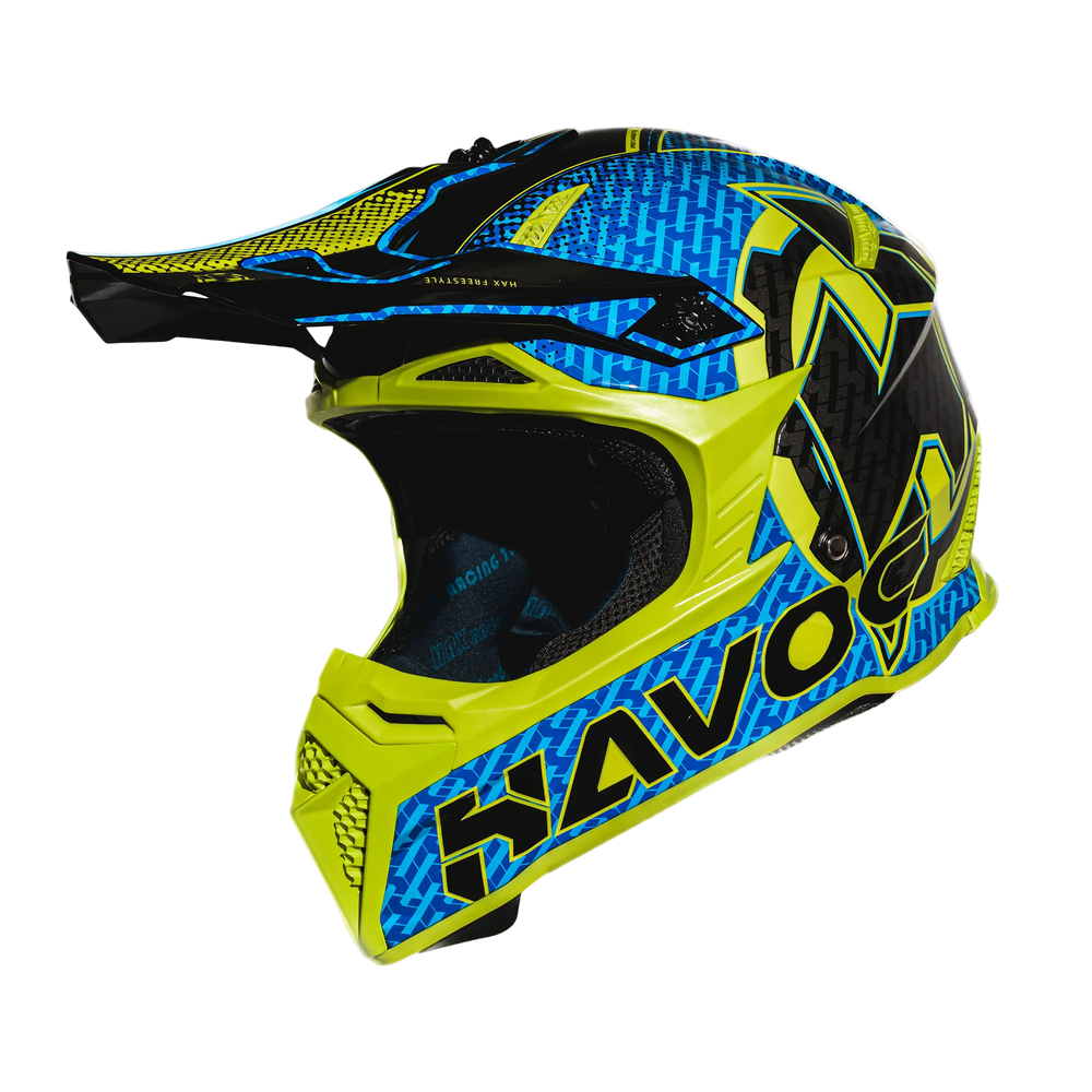 Havoc Motorcycle Helmet - Cyan