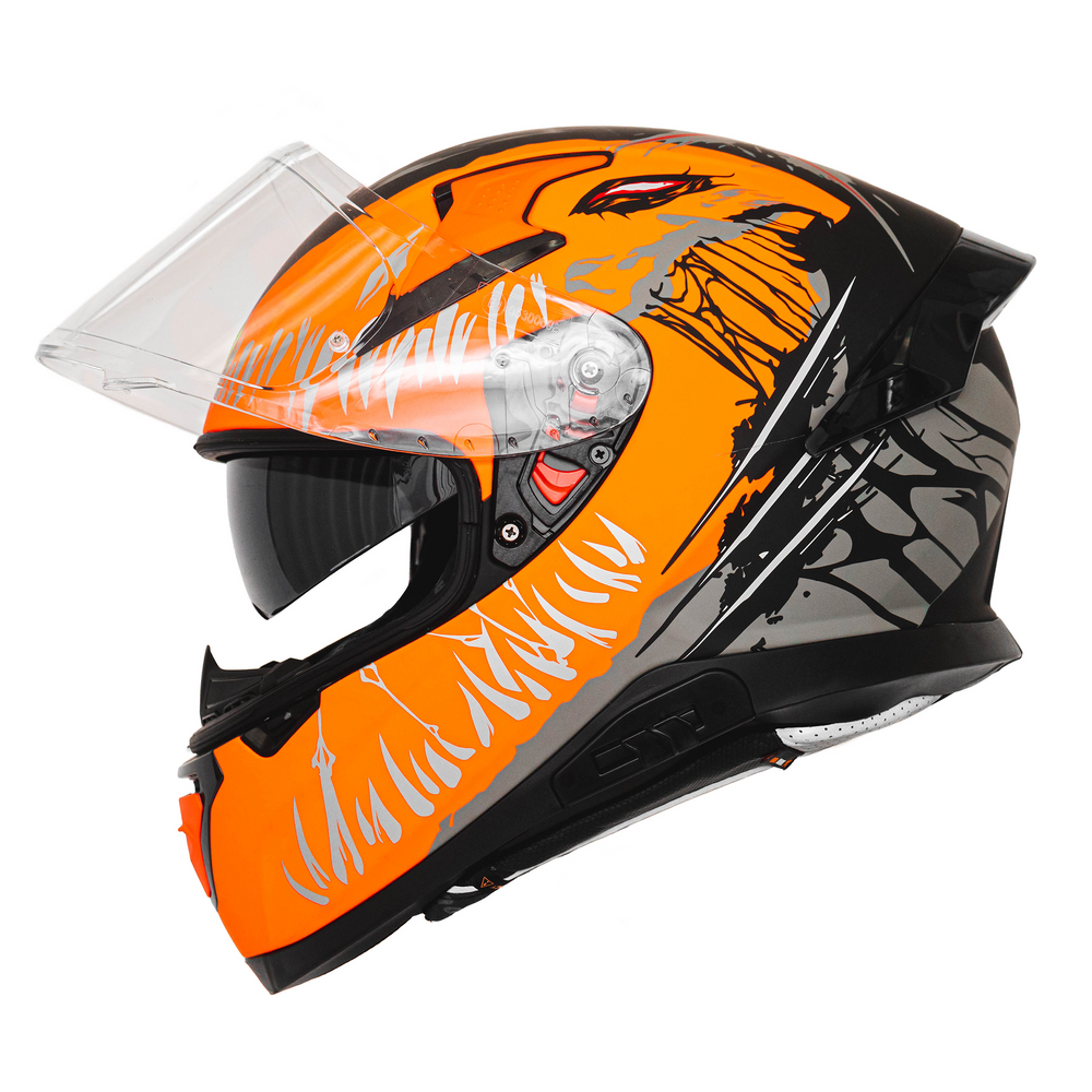 Devour Orange Helmet
