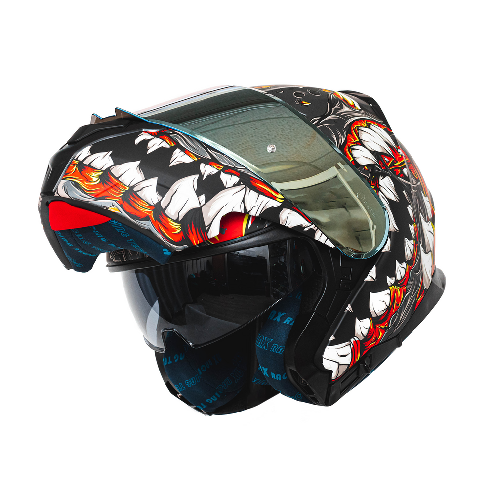 Motorcycle Helmet Mutant Grey
