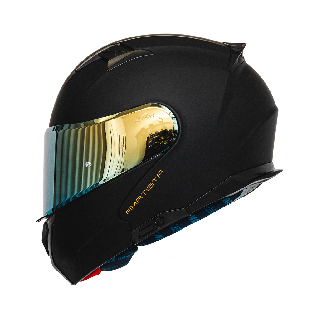 Matte Black Motorcycle Helmet